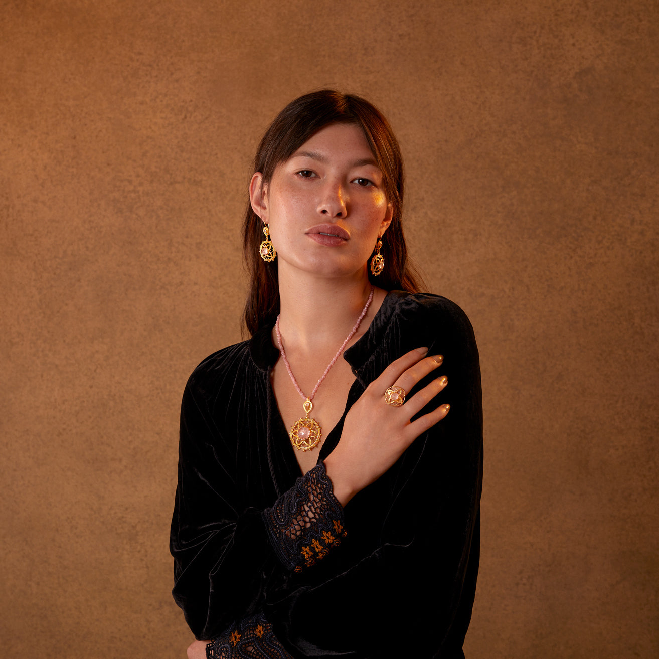 Bali Rose Quartz Ring - Emma Chapman jewels – Emma Chapman Jewels