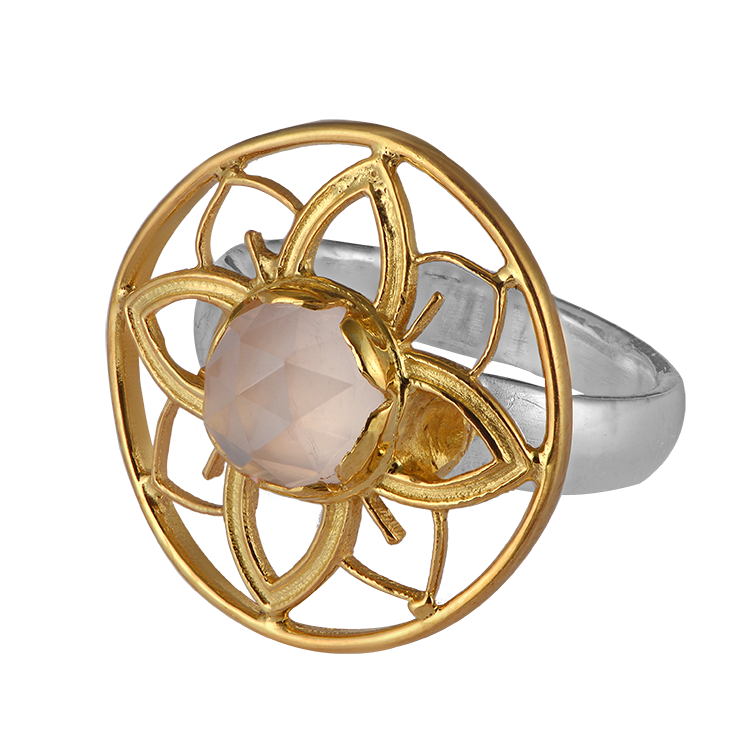 Bali Rose Quartz Ring - Emma Chapman jewels – Emma Chapman Jewels